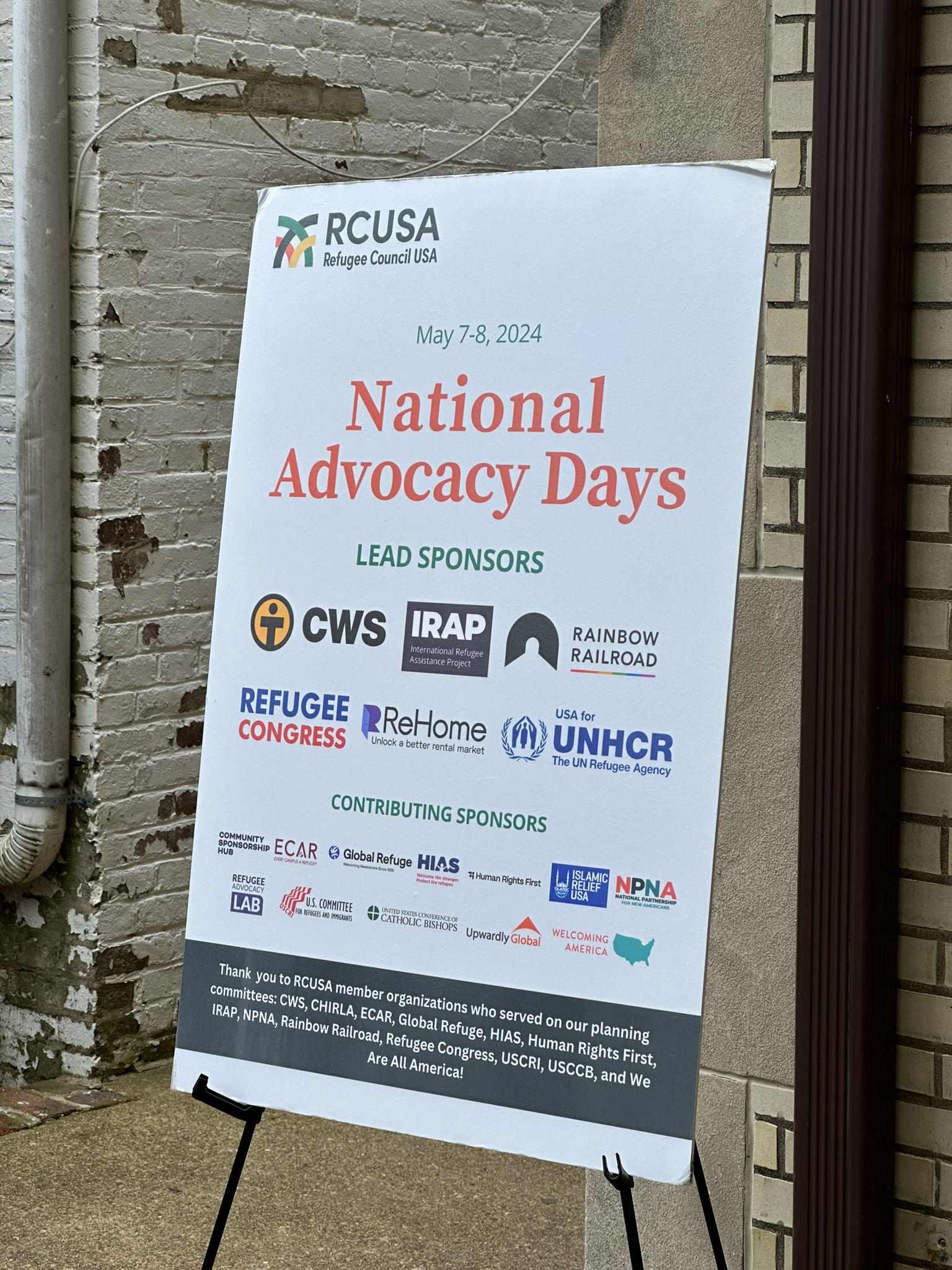 RCUSA Advocacy Days - Refugee Council USA